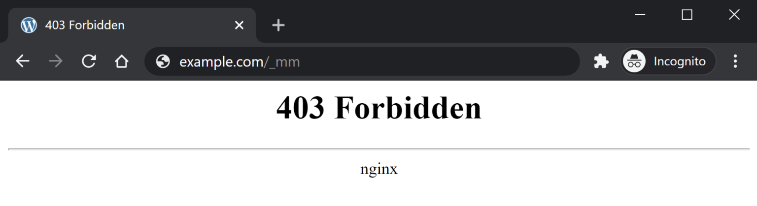 Diagnosing 403 Forbidden Errors | GridPane