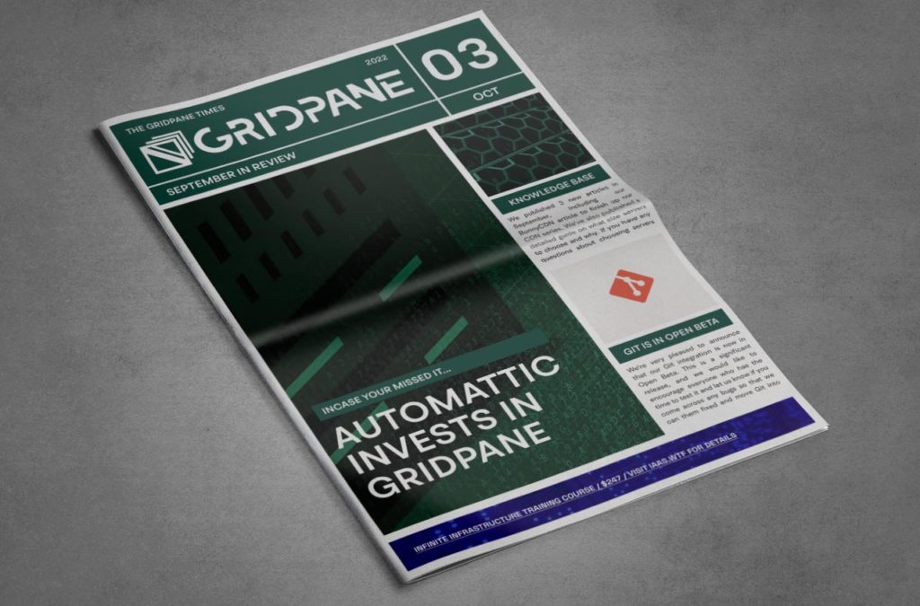 GridPane News and Last Month in Review (September 2022) | GridPane